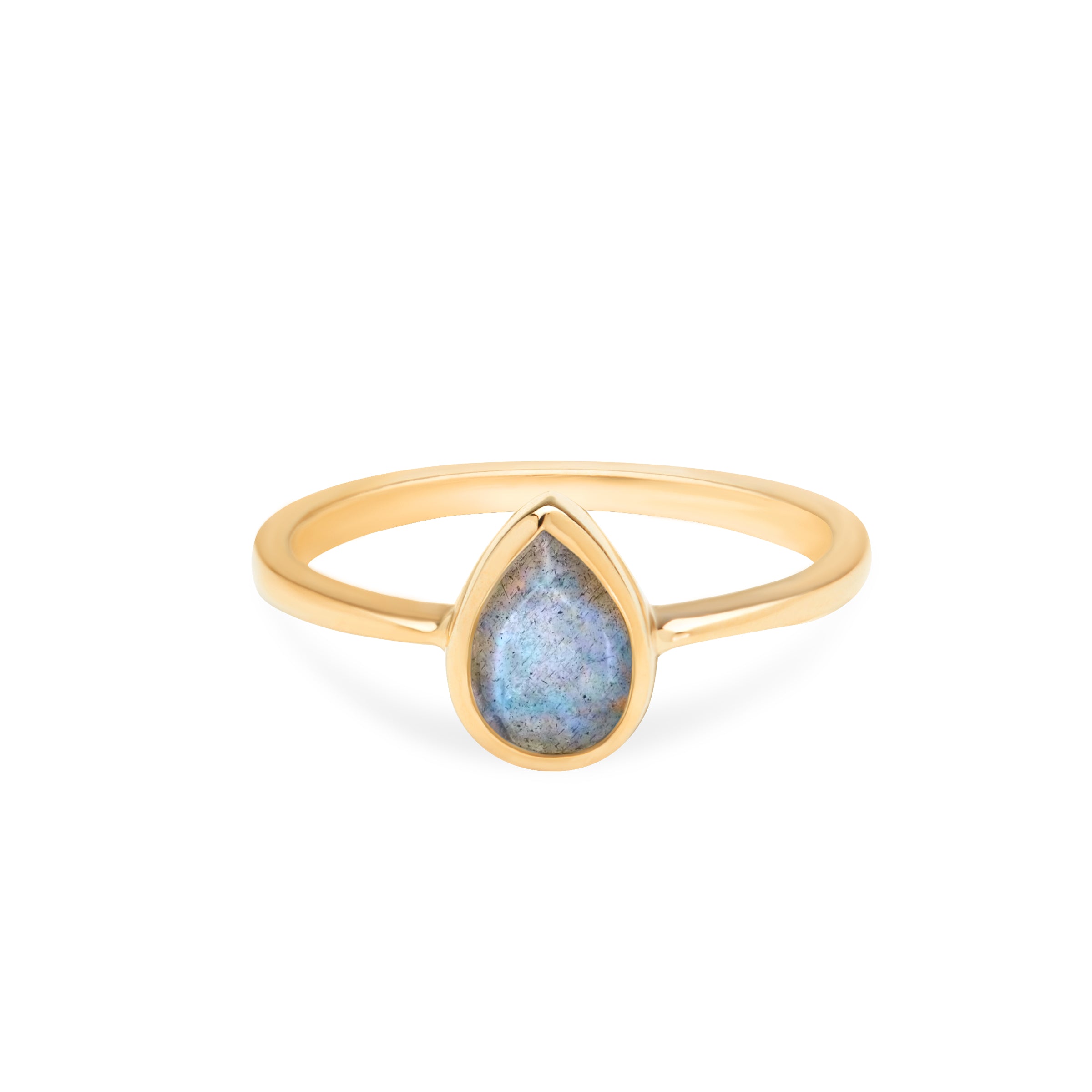 14k Yellow/White Gold Per Cut Labradorite Ring – Amer New York